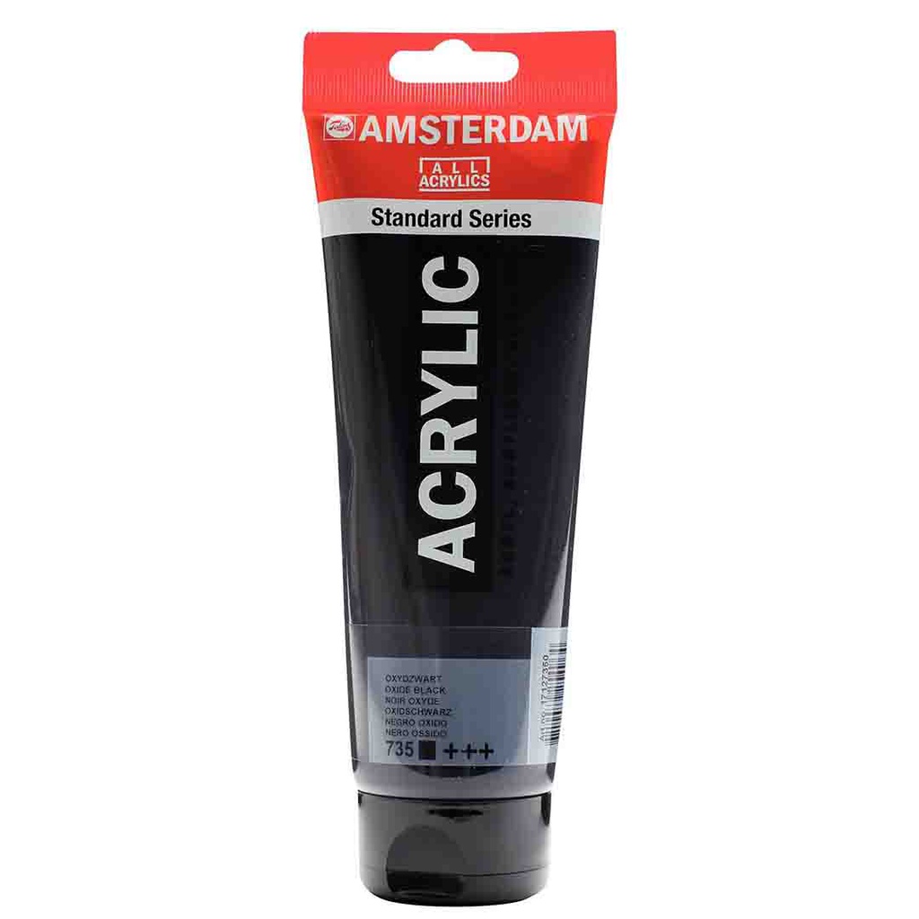 Amsterdam acrylic color 250ML OXIDE BLACK | Alsharq Book Store