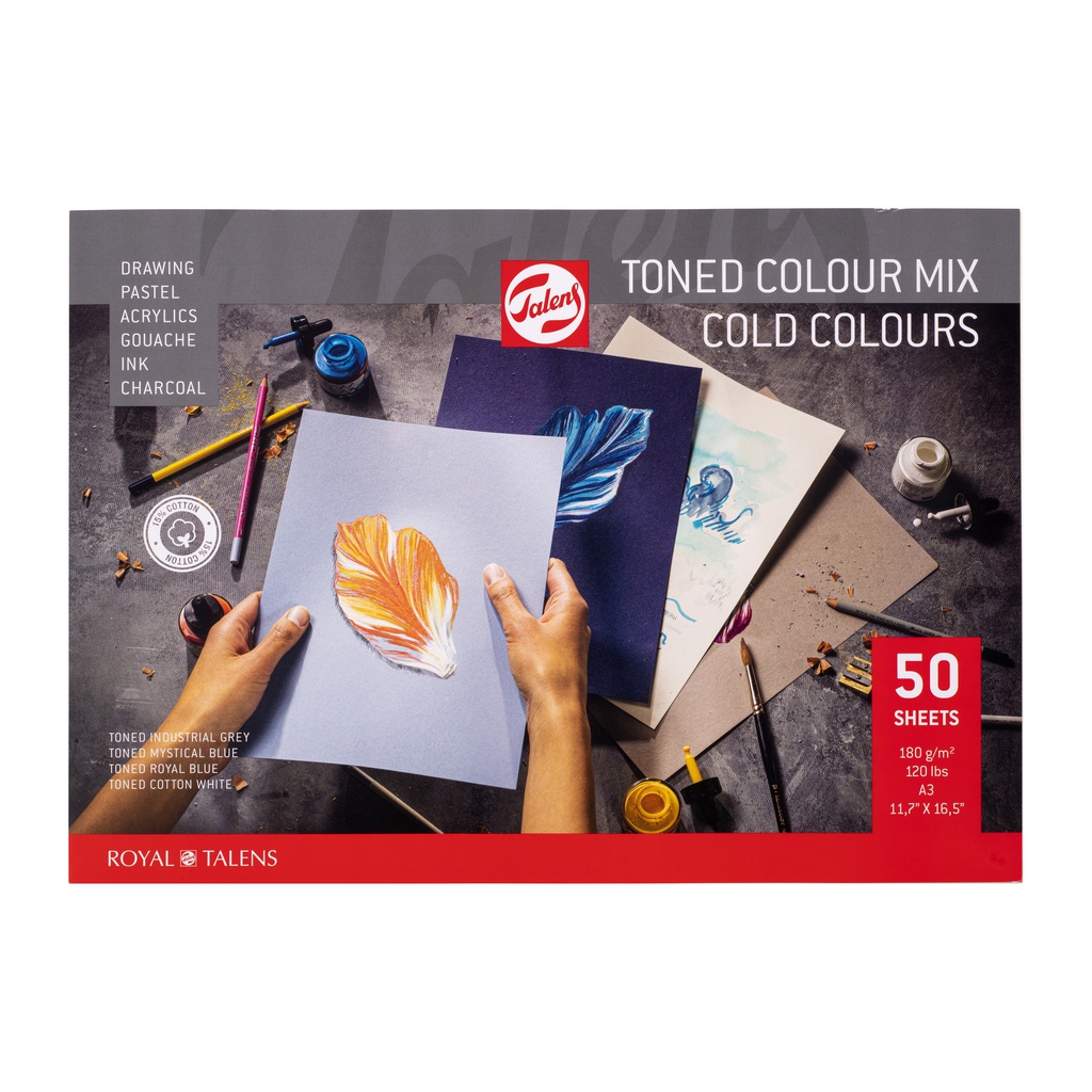 Talens sketch book tuned mix cold A3 FSC-MIX | Alsharq Book Store